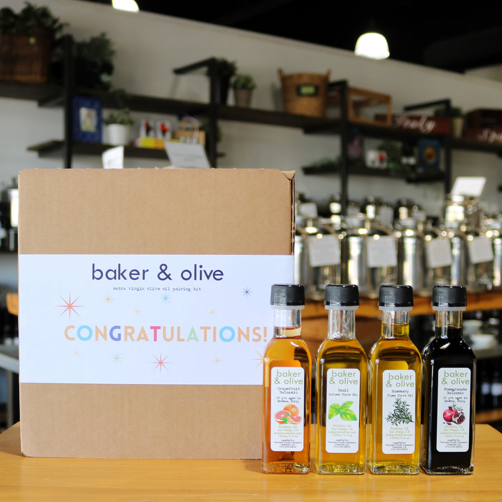 Congratulations Olive Oil And Balsamic Gift Set – Baker and Olive